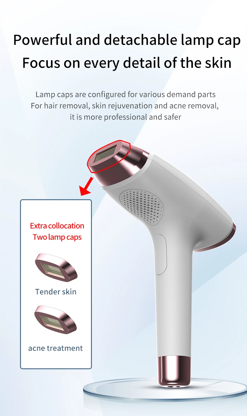 IPL Laser Hair Removal & Skin Rejuvenation Machine for Home