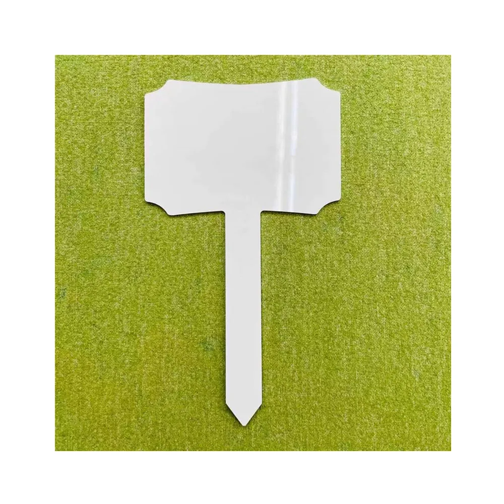 Printable White Sublimation Aluminium Plant Label Blank Multi Shape ...