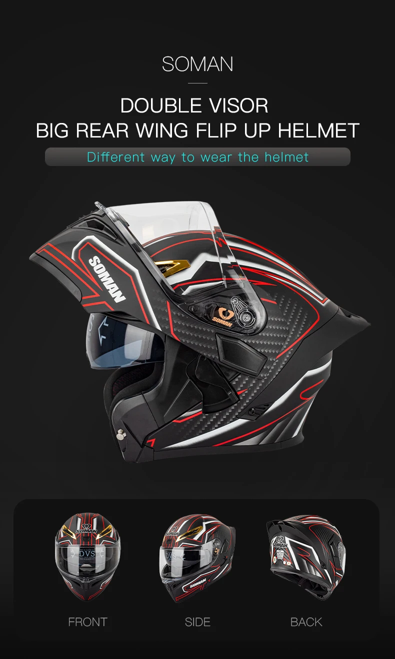 Polka Dot Full Face Helmet Motorcycle Four Seasons Driving Helmet Bike ...