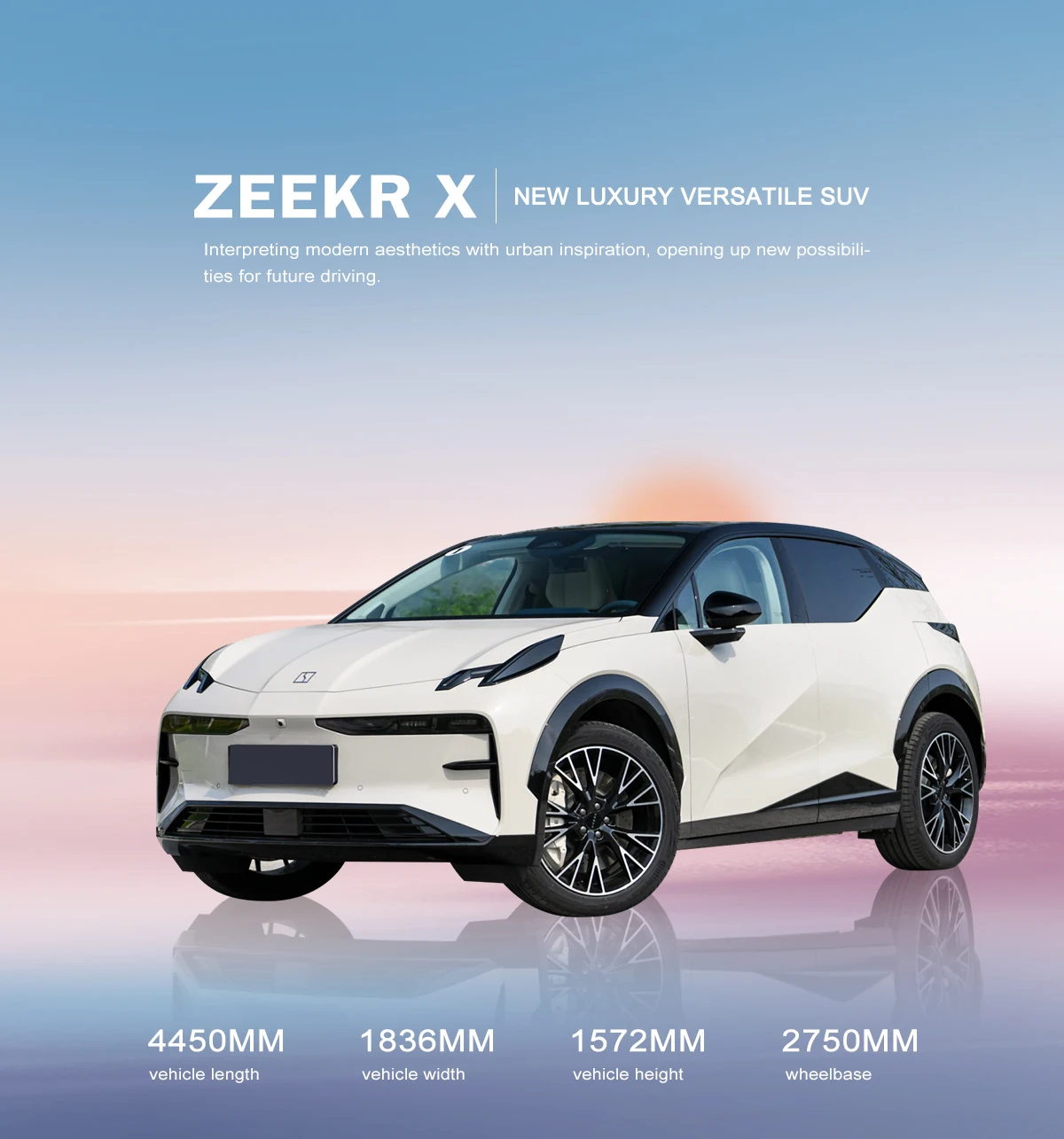 2023 Zeekr X You Version 4wd Compact Suv New Energy Vehicle With 315kw Power And 512km Range ...