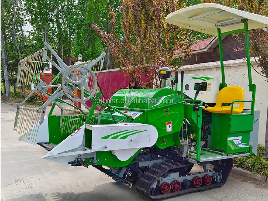 Tractor Mounted Combine Harvester Mini Grain Rice Combine Harvester ...