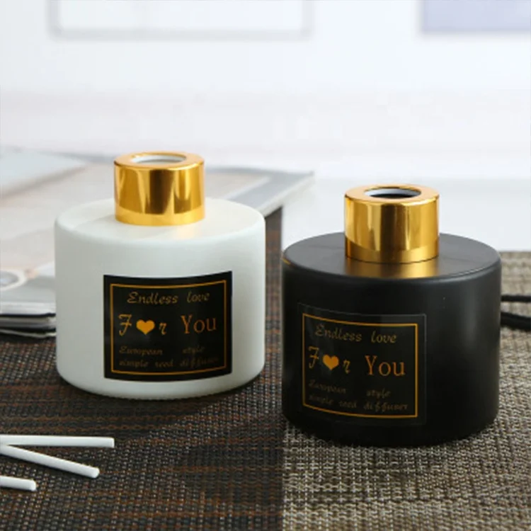 New Design 50ml 120ml 200ml White Black Aromatherapy Reed Diffuser ...