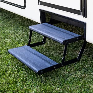 Rv Camper Motorhome Step Van Electric Step Double Aluminum Ladder Anti ...