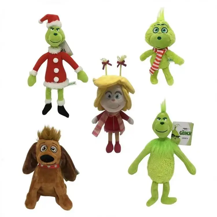 In Stock Soft Kawaii Cute Grinch Plushie Peluche Doll Cartoon Anime ...