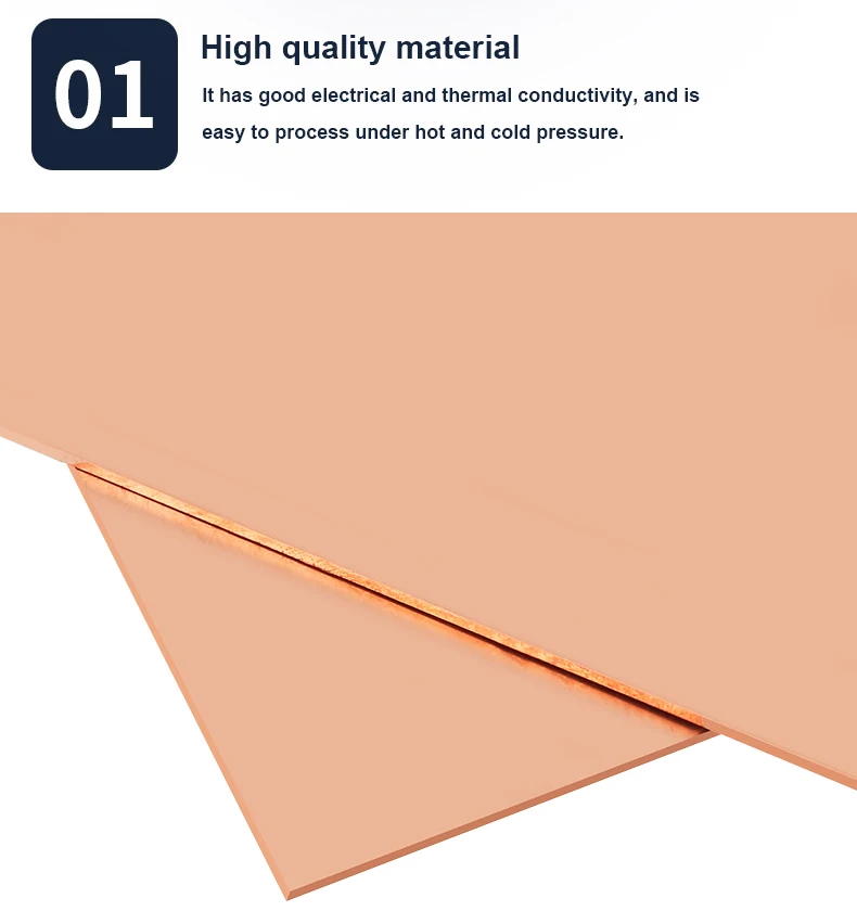 Electrolytic 99.99% Copper Plate Brass 99 Cooper Plate Sheet For ...