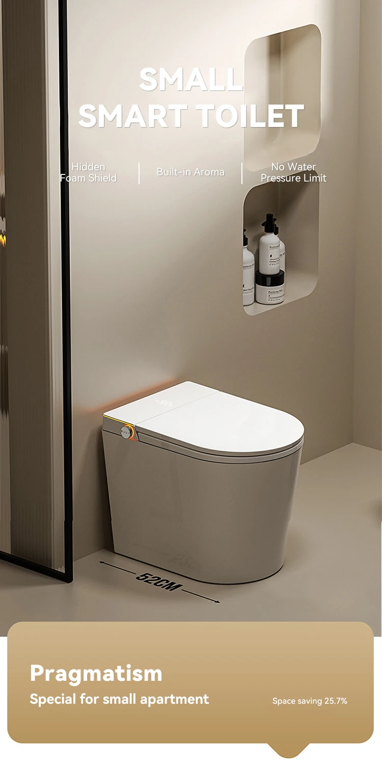 Smart Toilet - Modern Sanitary Ware with Space-Saving Design