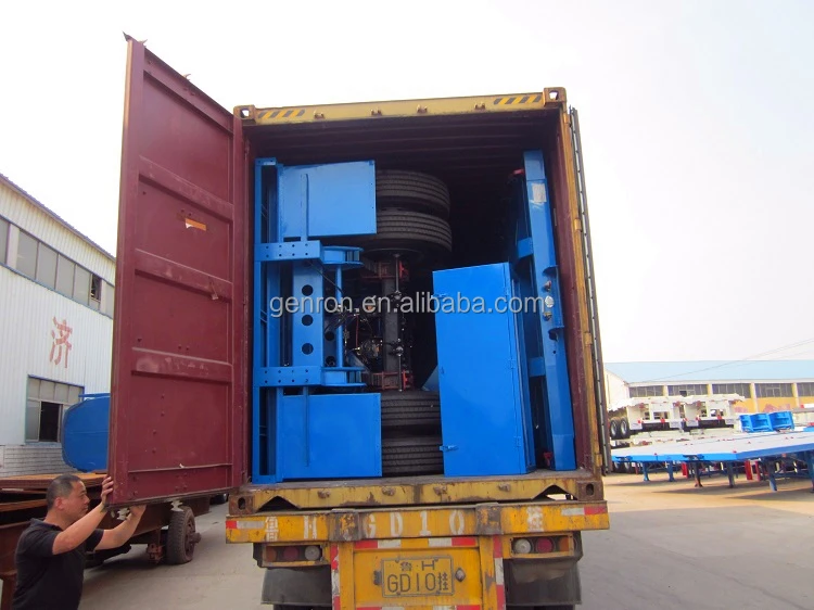 Low Bed Loader Exceptional Service Container Carrier Chassis Trailer ...