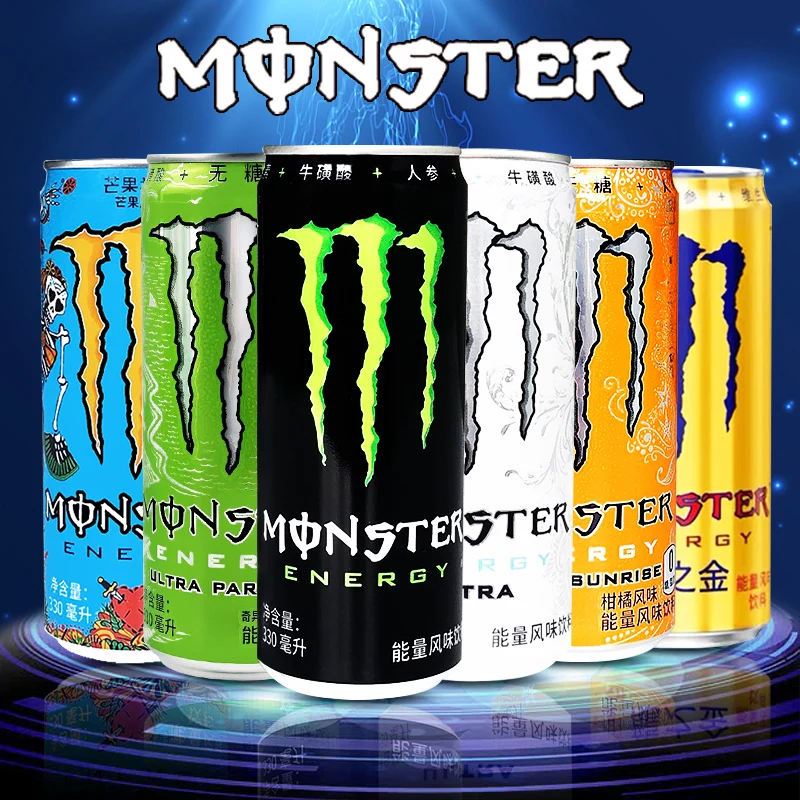 Wholesale 330ml 24cans Monsters Energy Drinks Factory Price Taurine ...