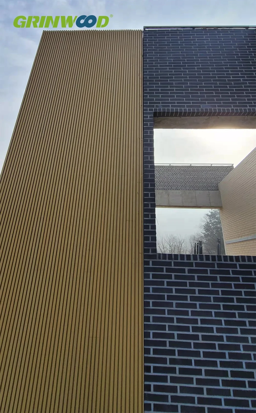 Exterior Wall Panel Deep 3d Embossing Wood Outdoor Grain Color Wall ...