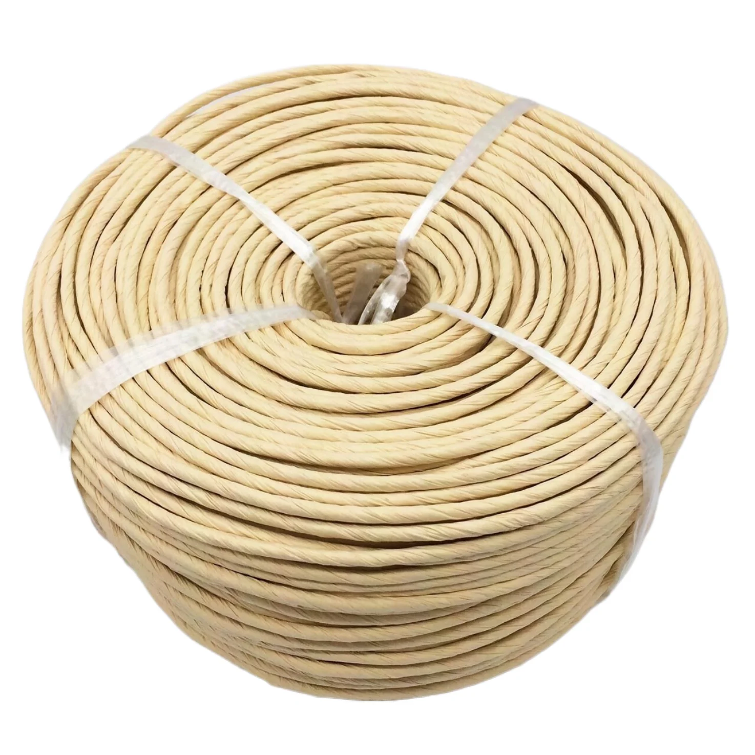 Brown Or Beige Color 3.5mm 3mm 1 Strand Twisted Paper Rope,Single Ply ...