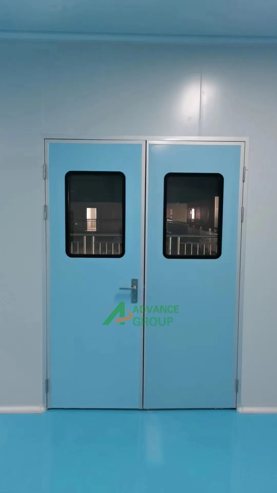 Advance Modular Clean Room Door Steel Swing Acting Hygiene Clean Room ...