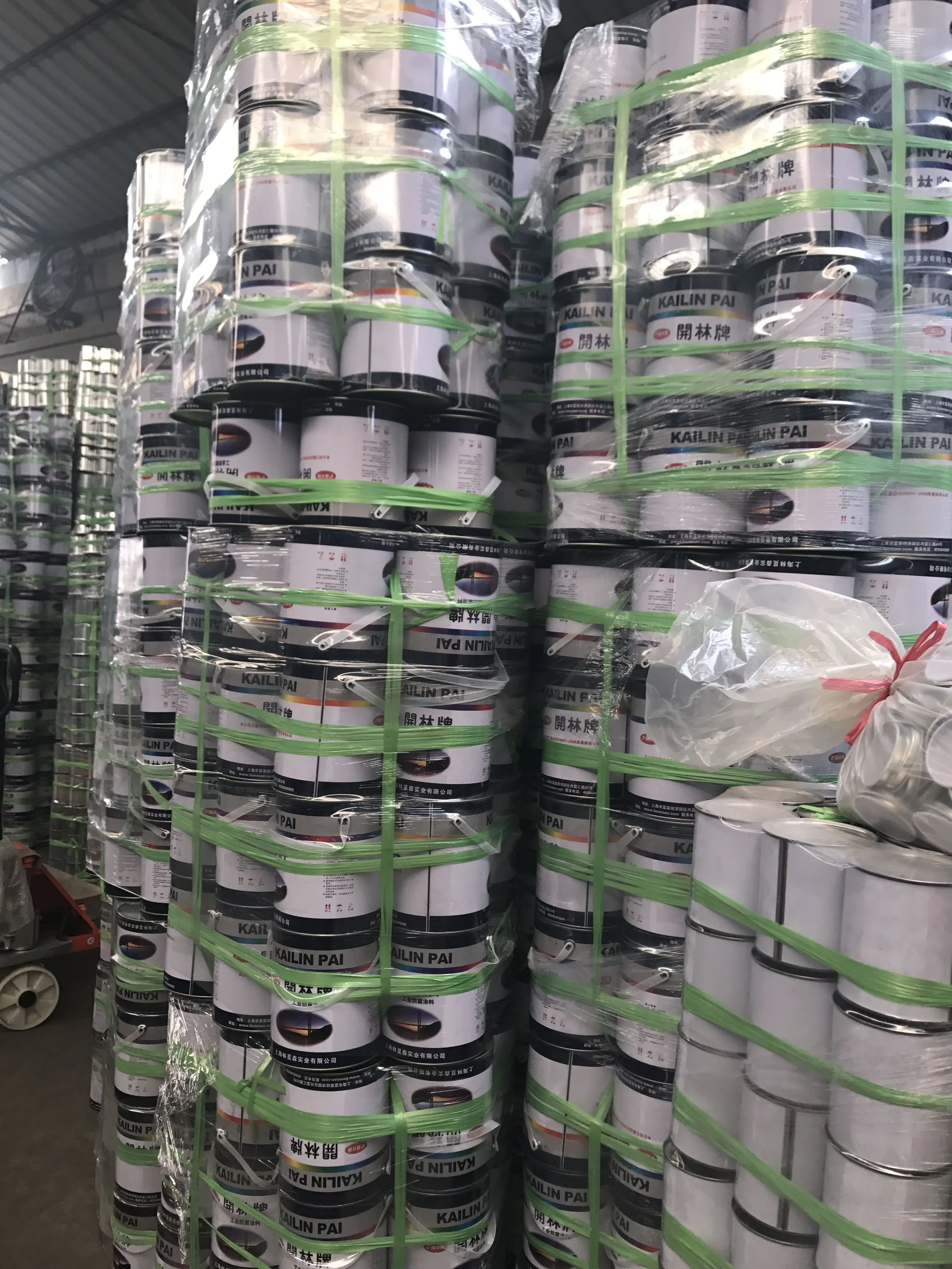 White 4ltr Metal Paint Can 1 Gallon Round Paint Tin Can With Handle And ...