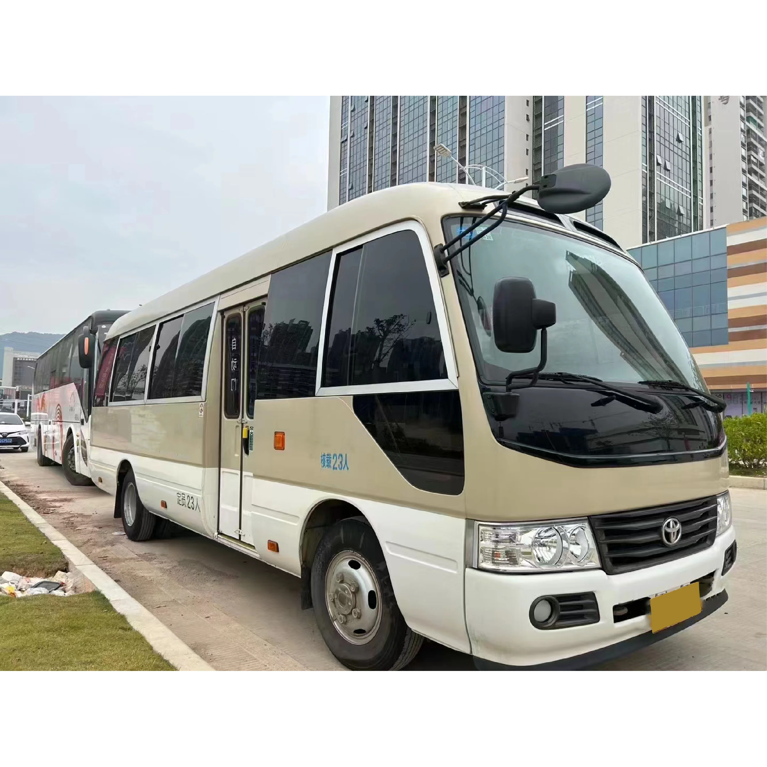 Customized Used Coaster Toyota 30 Seaters Mini Bus Left Hand Drive Rhd ...