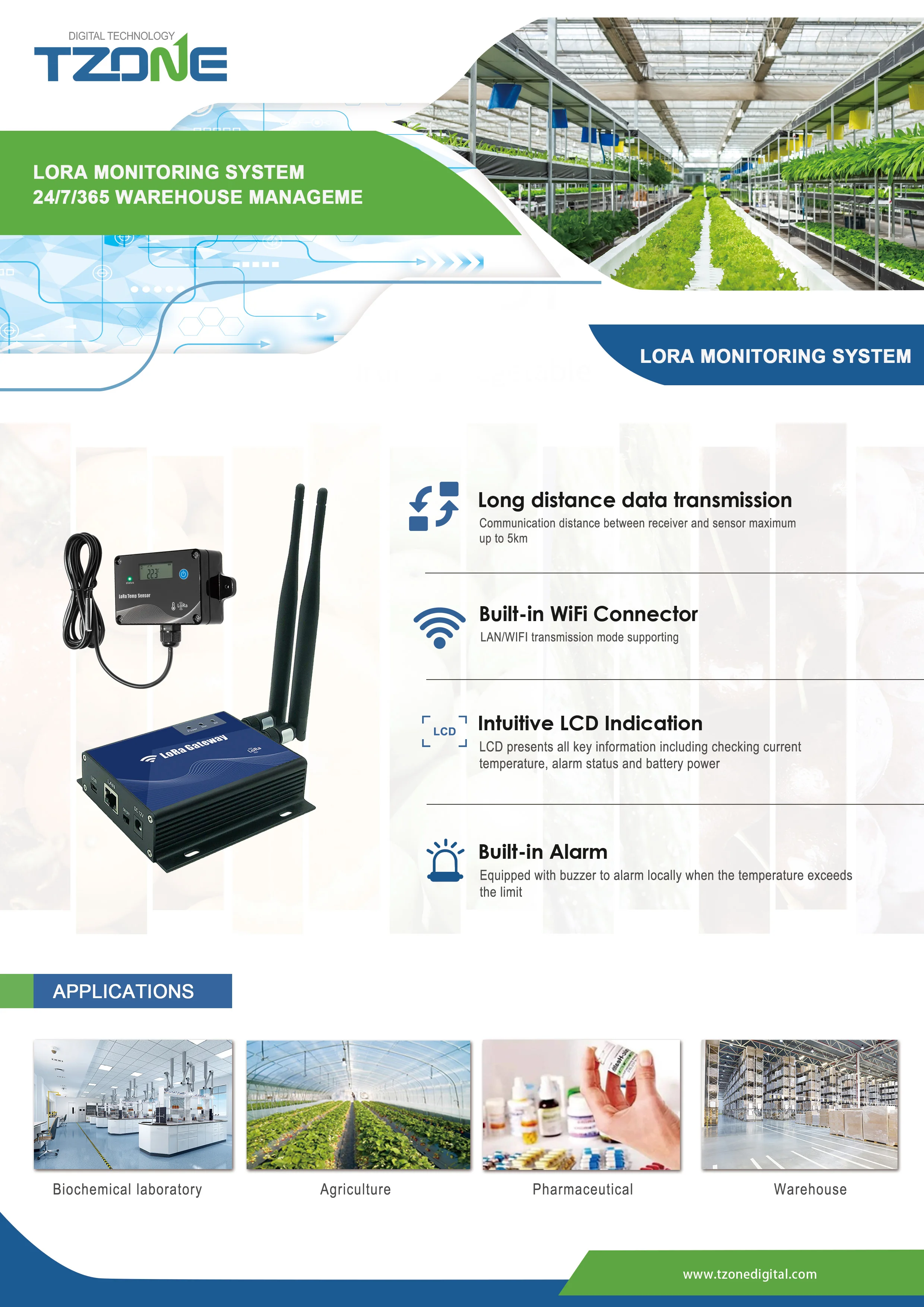 Lora Lorawan Temperature Humidity Sensor - Precision Monitoring