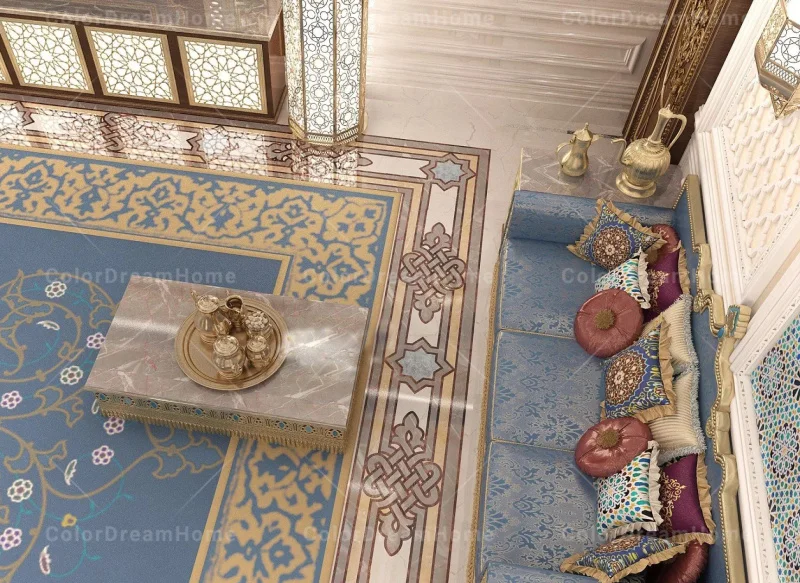 Customized Arabic Majlis - Luxury Sofa Set for Living Room