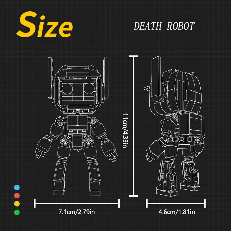 Diy K-vrc Love-death-robot Model Building Block Toy Creativity ...