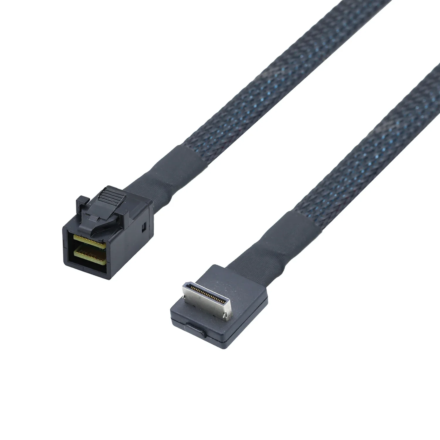 OcuLink PCIE SFF-8611 4i 42 Pin 90 Degree to HD MINI SAS SFF-8643 ...