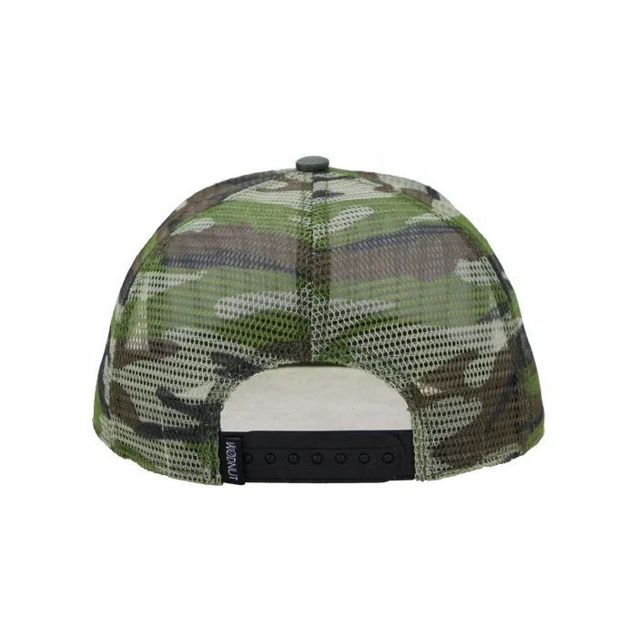 Custom Mesh Hat Camouflage Flat Brim Hats Snapback Cap - Buy Custom ...
