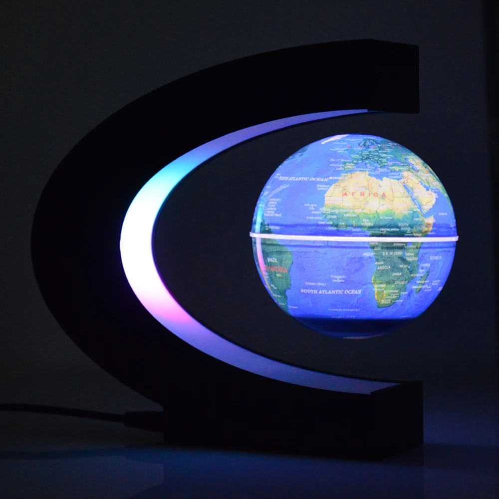 C Shape Floating Globe - Perfect for Decor & Promotions