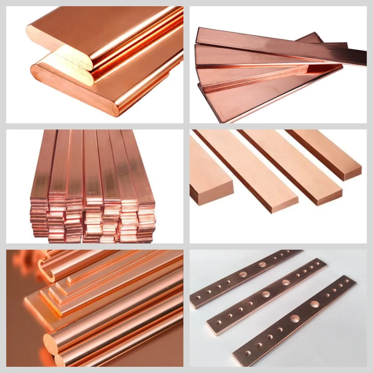 High Quality Copper Busbar 20x2mm,20x3mm Tin Plated Copper Busbar ...