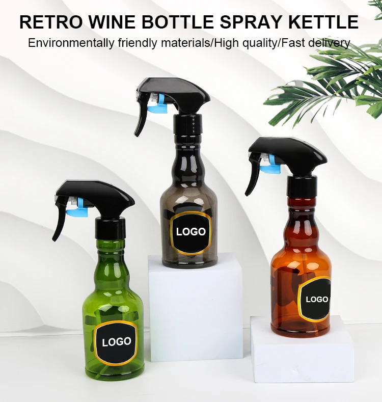 Custom Label 250ml Empty Fine Mist Sprayer Barber Spray Bottles For ...