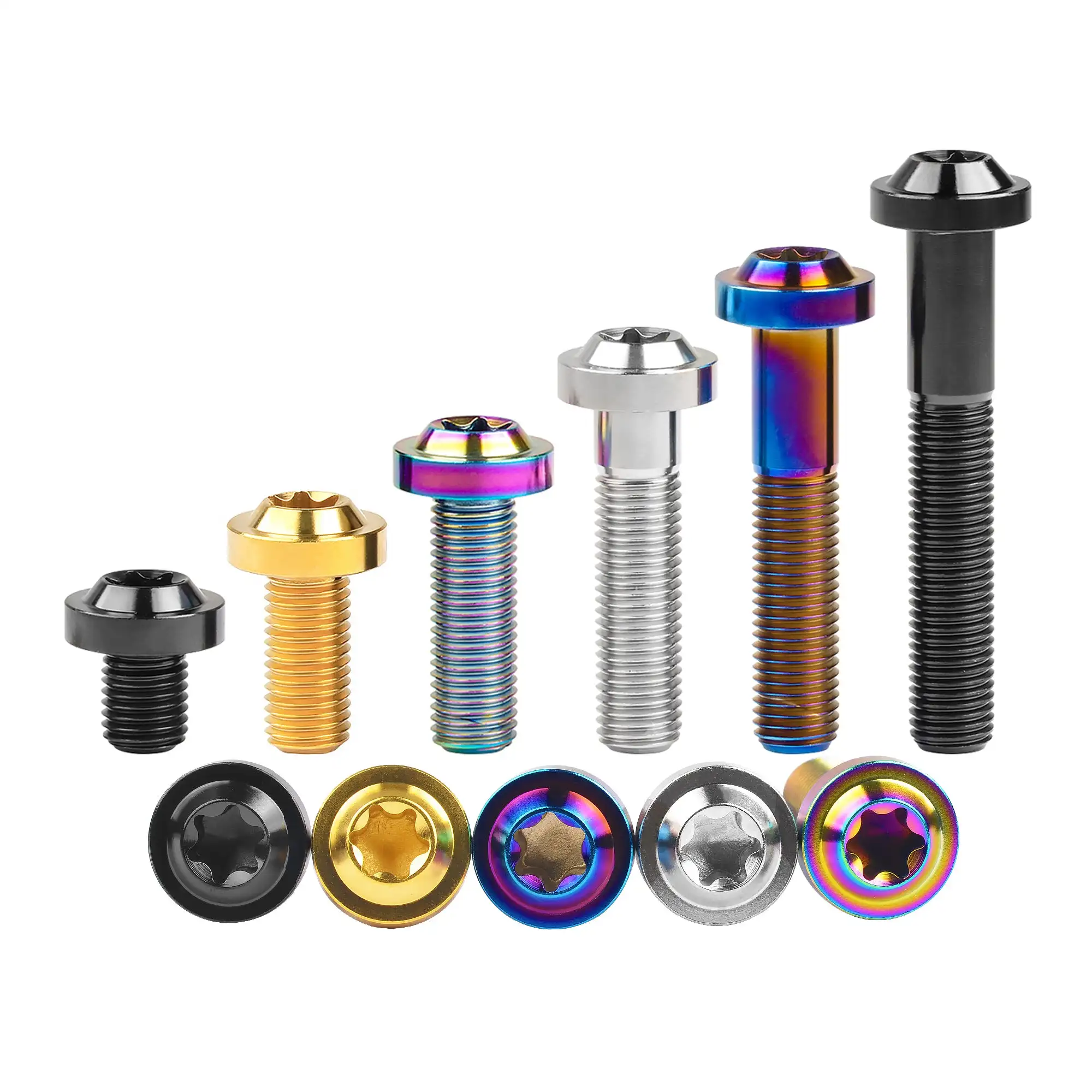 M6 M8 M10 Titanium Bolts Titanium Screws Torx Head Disc Brake Screws ...