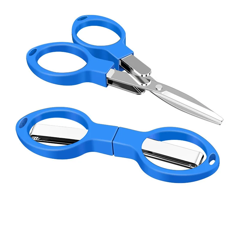 Folding Stainless Steel Braid Scissors Fishing Line Cutter Fish Cutting ...
