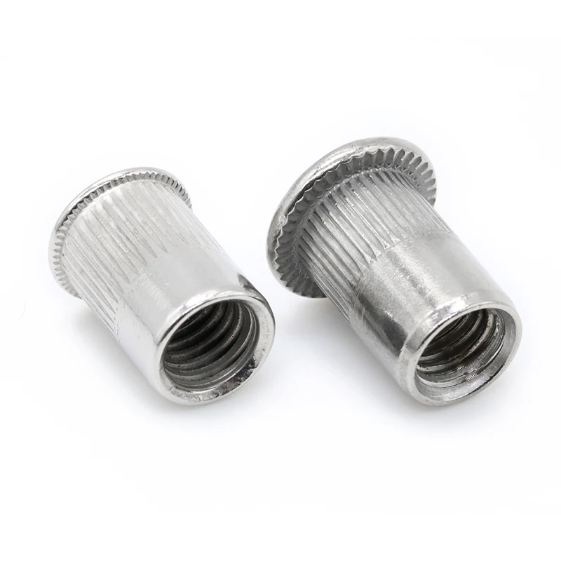 Stainless Steel Flat Head Striped Rivet Nut Small Countersunk Rivet Nut ...