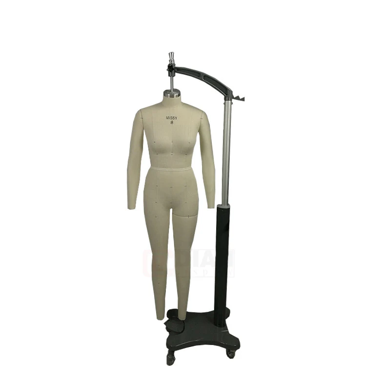Dress Form For Tailoring Standard Full Body Fabric Covered Female 3d ...
