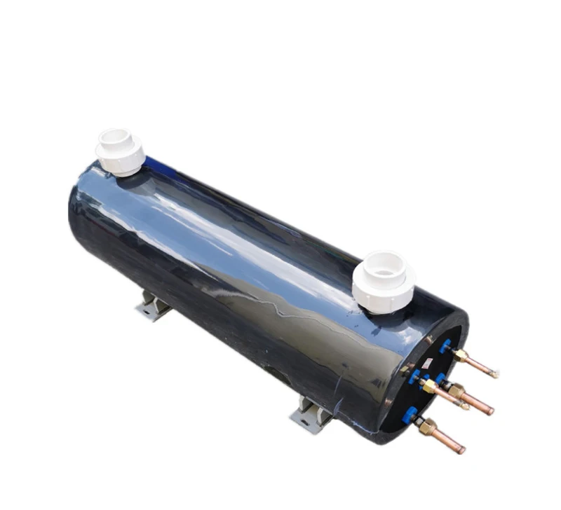 Pure Titanium Heat Exchanger Pool Heater Evaporator Coil And Shell And ...