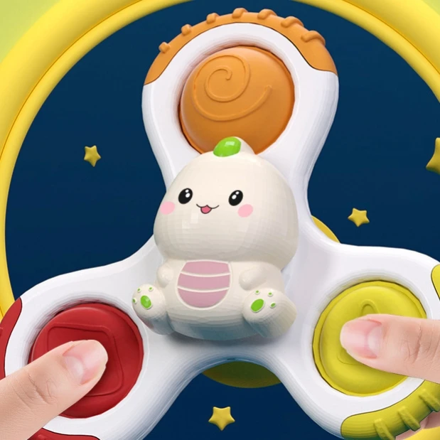 18 Months Baby Toys High Chair Baby Spinning Toy Astronautic Suction ...