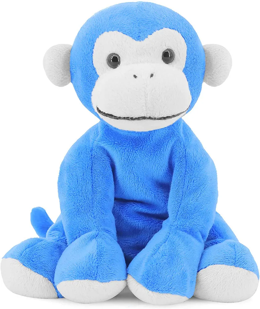 Blue stuffed monkey store