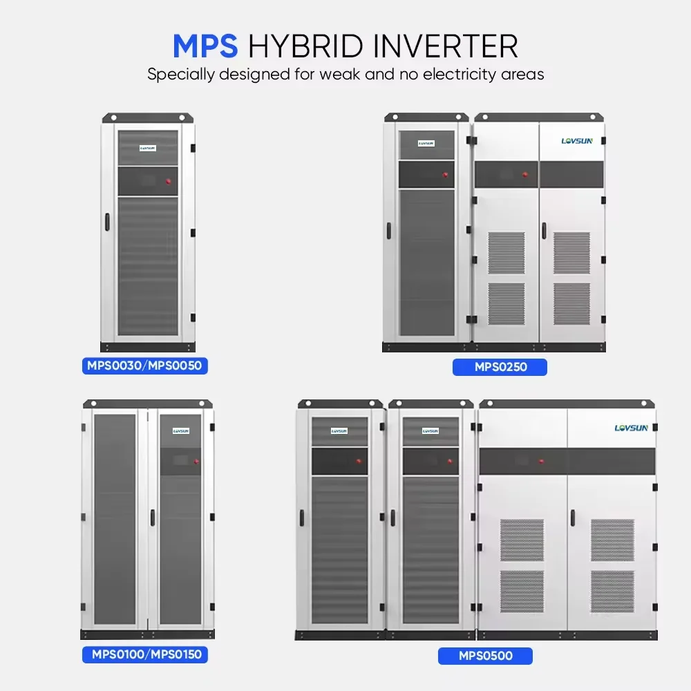 Megarevo Hybrid Solar Inverter MPS 30kw 50kw 100kw 150kw 500kw Power ...