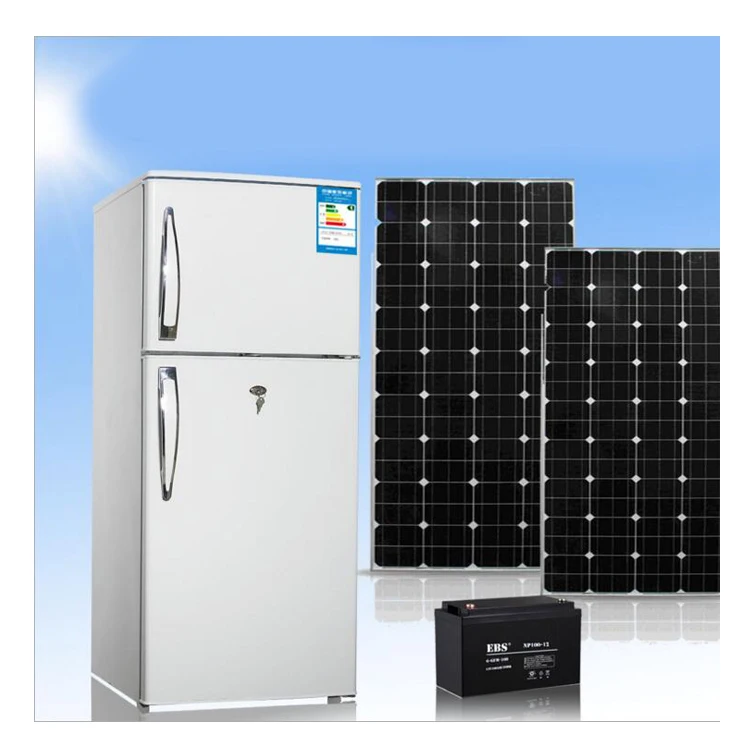 Demesilo 215l 12v 24v Dc Solar Power Frigde Refrigerator And Panels - Buy Solar Room Fridge ...