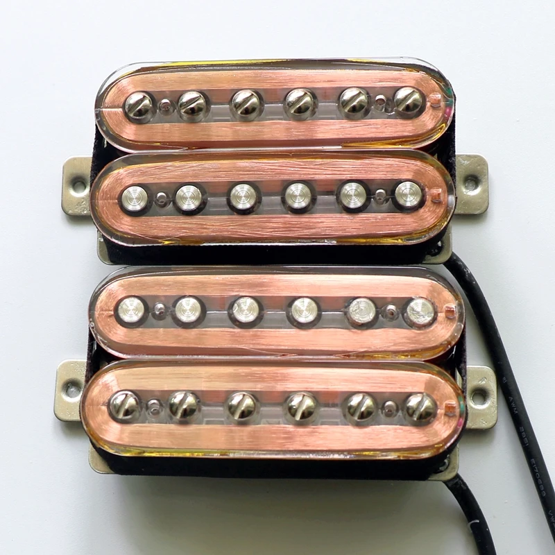 Donlis Custom Clear Alnico V LP Humbucker Guitar Pickup with Nickel ...