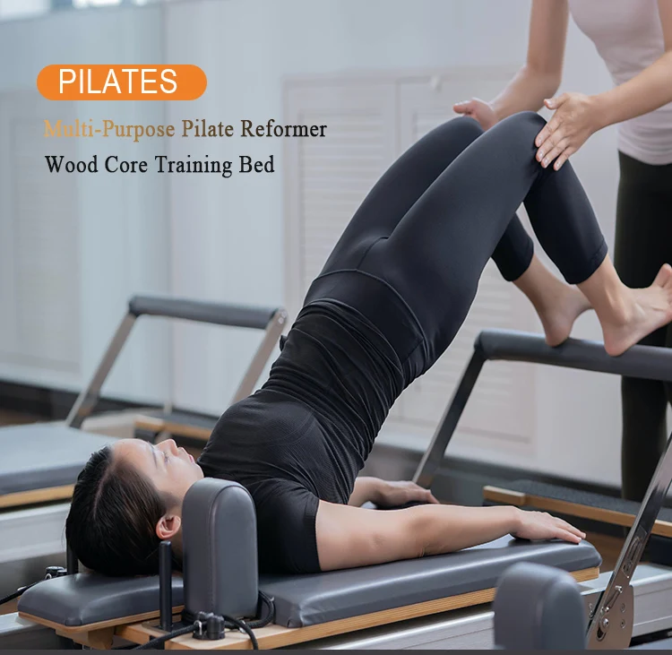 Bilink Oak Wood Reformer Pilates Pliable Exercise Training Yoga Trainer ...