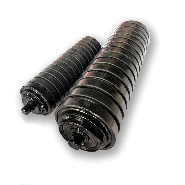 Finely Processed Spiral Conveyor Roller Idler Ring Buffer Rubber Idler ...