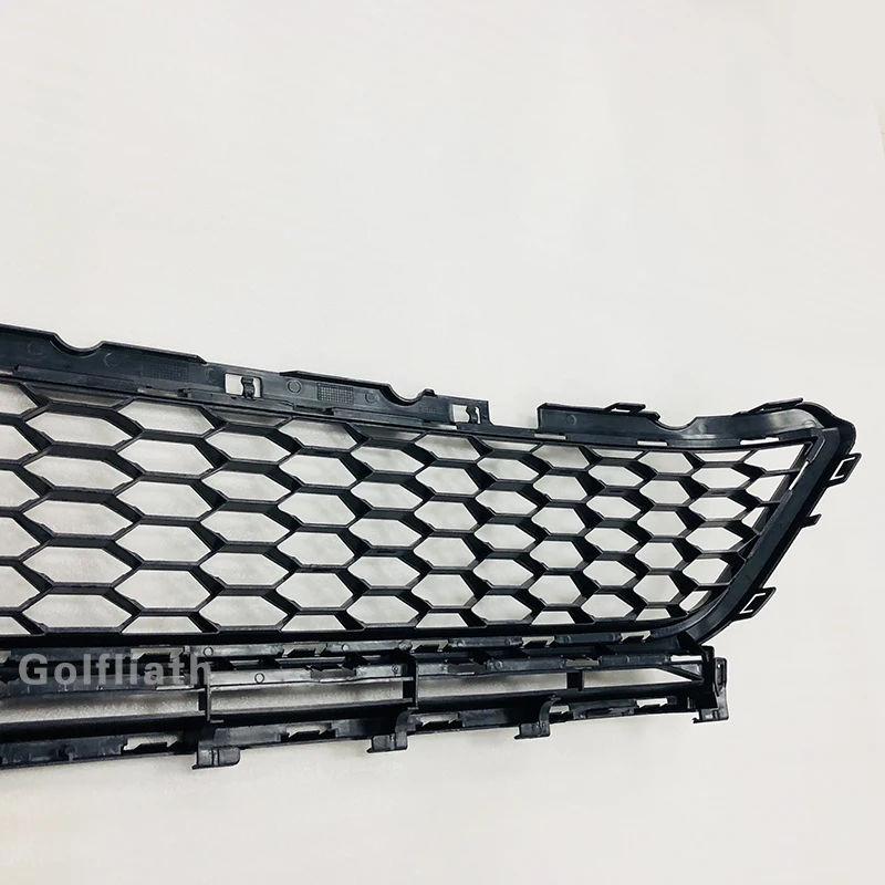 GTI Front Bumper Center Lower Grille Black Chrome ABS