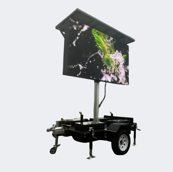 Outdoor High Resolution Mobile Led Billboard Trailer For Sale Promotion ...