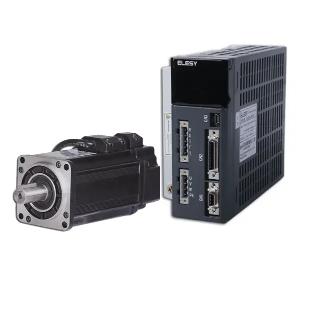 Elesy Cnc 80mm Flange Ac Servo Motor And Driver Servo Motor For Cnc ...