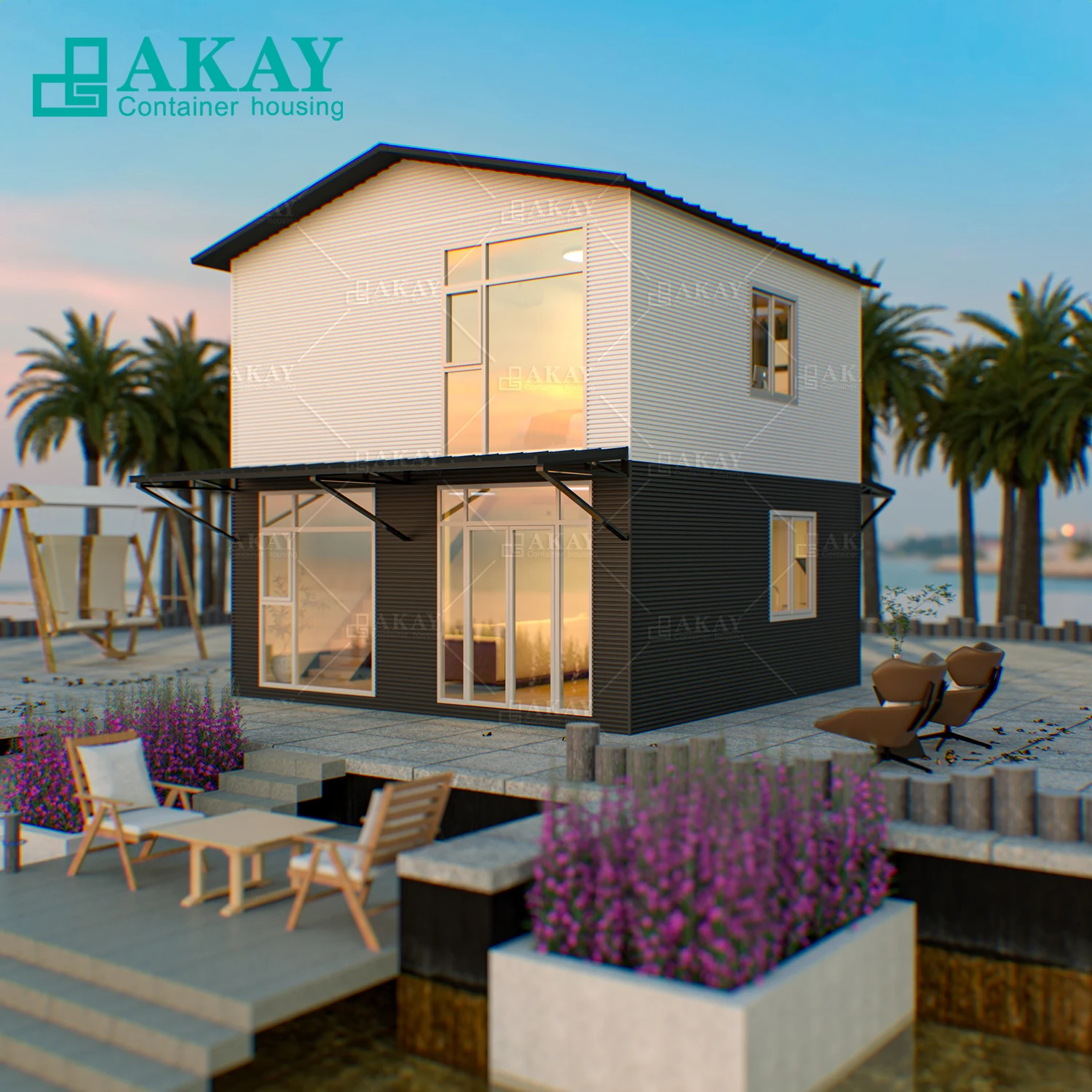 AKAY Luxury Prefabricated Container Homes - Custom A-frame