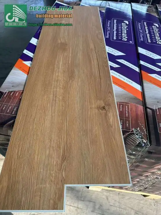 7*48 Inch Spotted Gum Wood SPC RVP Stone Plastic Composite Vinyl ...
