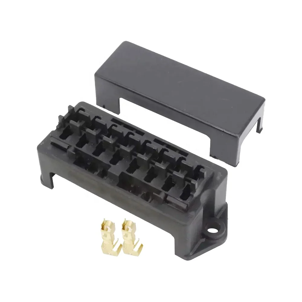 Universal Automotive ATC/ATO 12V 8 Way Fuse Box Block Holder w ...