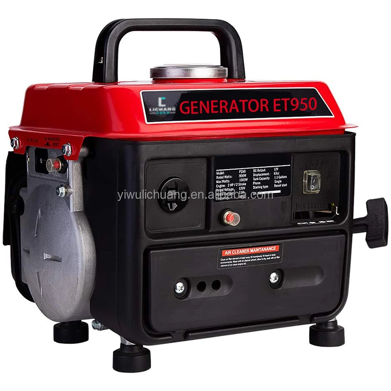 Gasoline Generator 950 220v 900watt - Portable Power Set