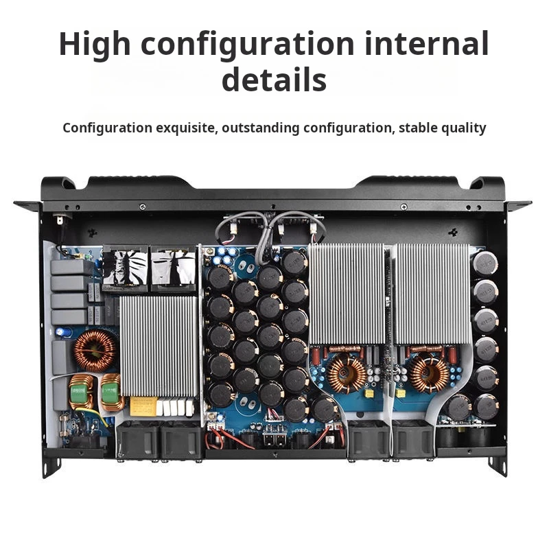 1U 20000 Watts Power Amplifier - Professional Class D Amp