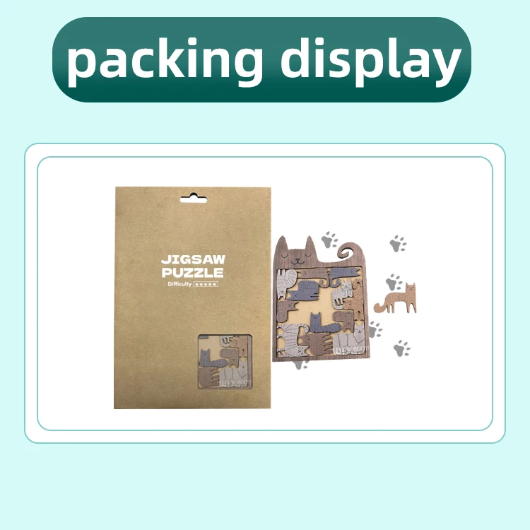 Mini Brain Teasers Difficult And Challengable Uv Printing Wooden Toy ...