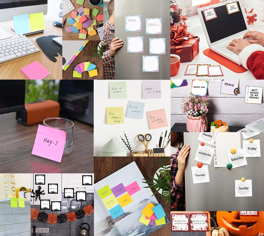 Custom Creative Kawaii Design Office Stationery Sticky Note With Memo ...