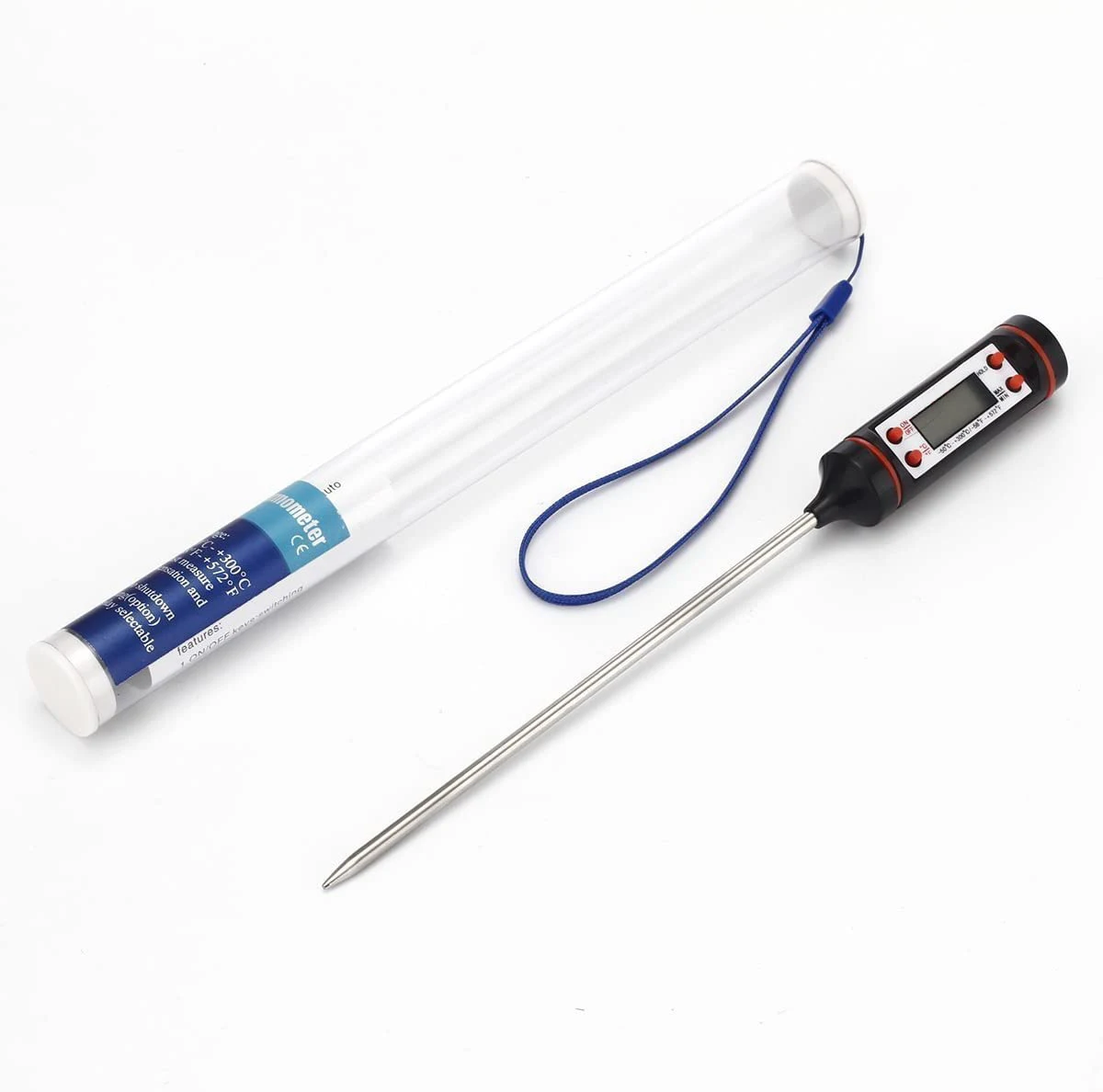 Kitchen Oil Temperature Gauge Food Probe Meat Thermometer Bbq Barbecue ...