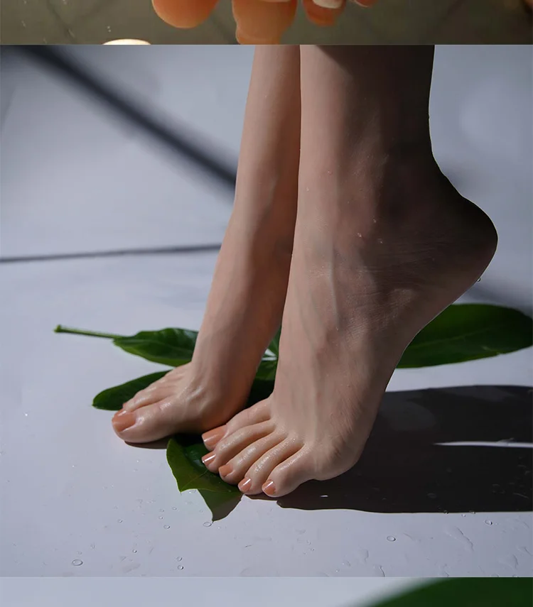 Realistic Silicone Foot Models - Perfect for Jewelry Photography
