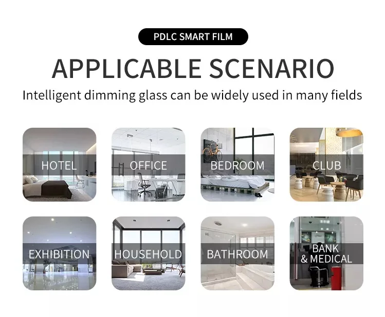 Sunwotech Pdlc Smart Film For Switchable Privacy Glass Film - Oem